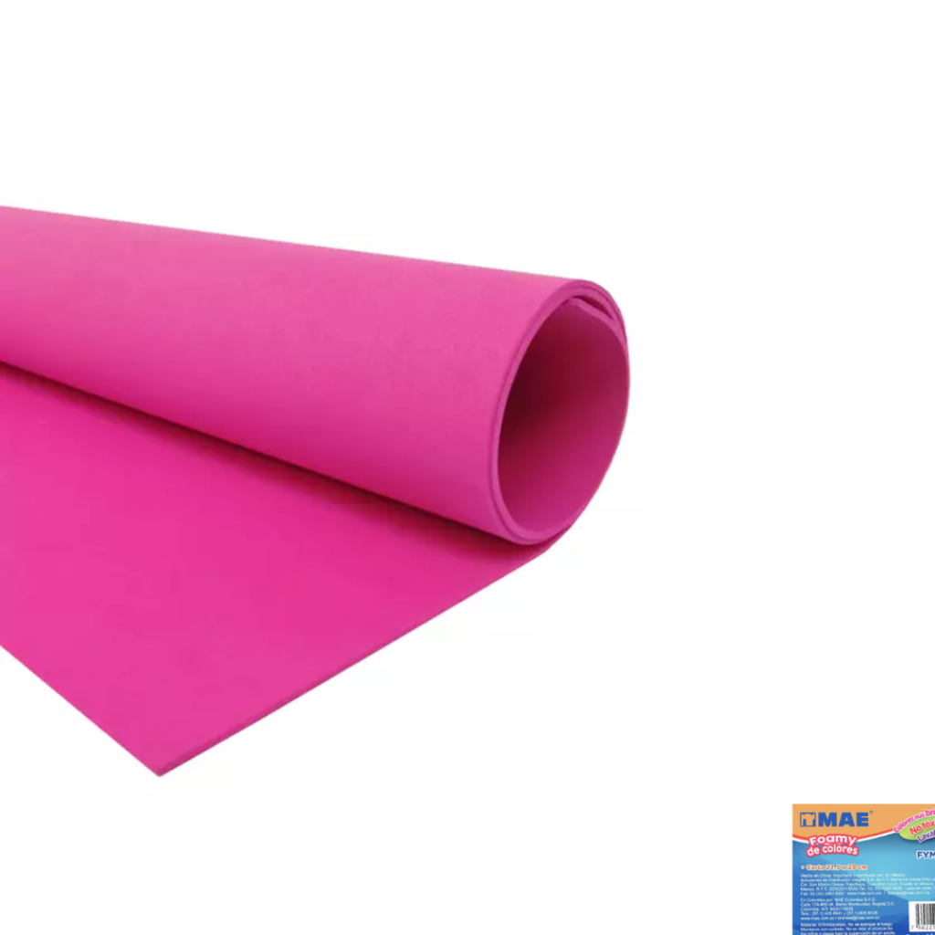 FOAMY ROSA MEX PLIEGO 70X95 CM 10 PZAS MAE – ofimarket.mx